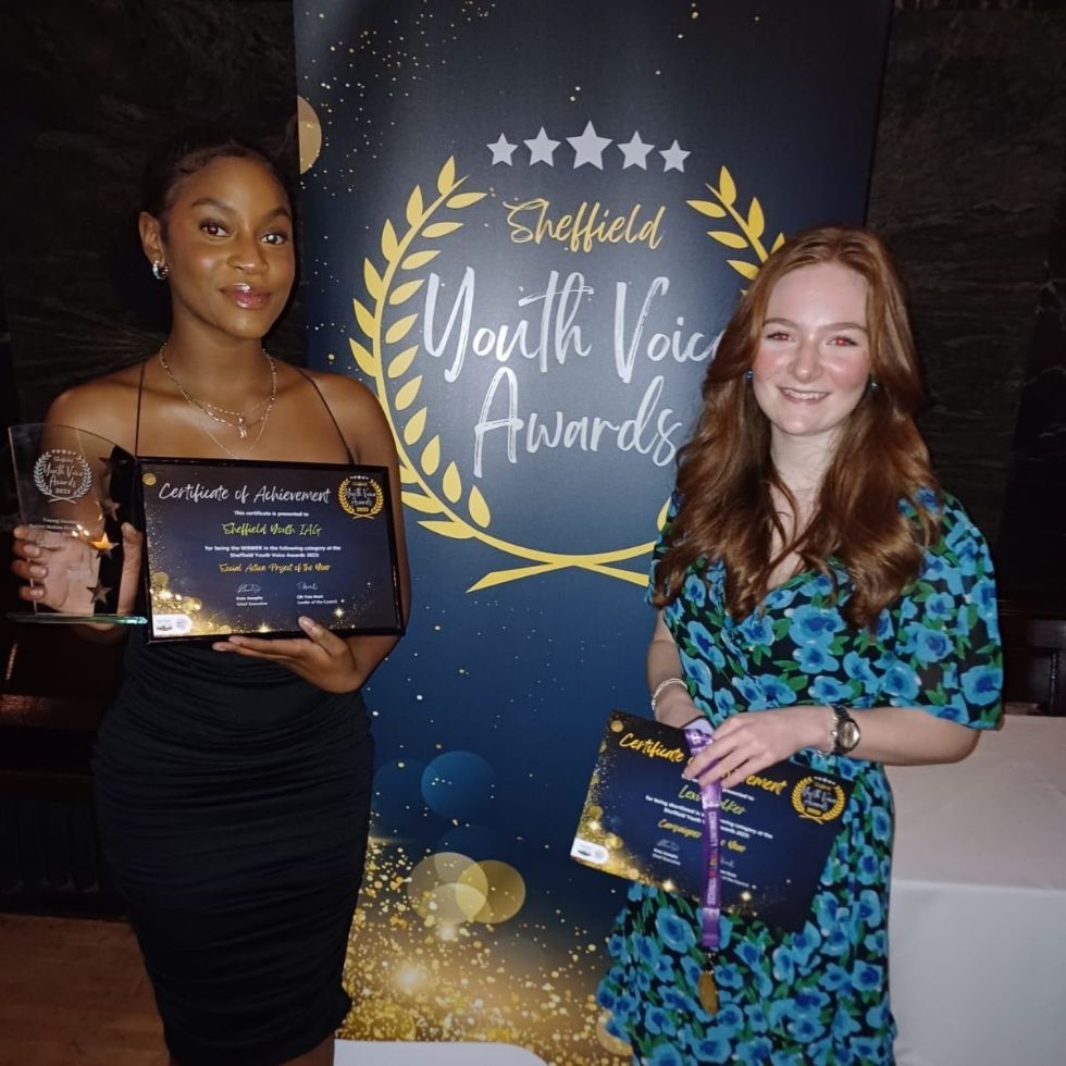 Head Students Scoop Prizes at Sheffield Youth Voice Awards - Meadowhead School